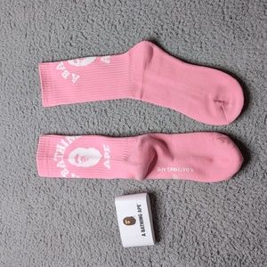 Bape | Underwear & Socks | Bape Crew Socks Ape Head Mens Womens Unisex ...